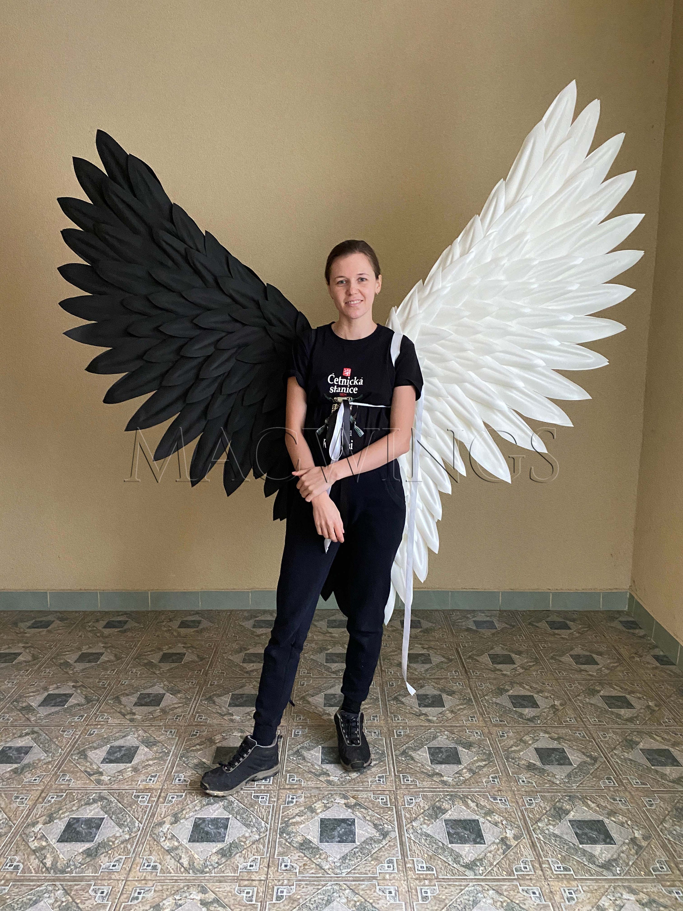 White Angel Wings Costume