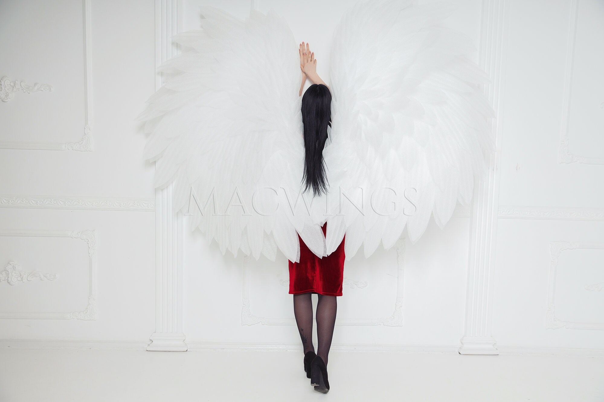 Cupid wings White wings Angel wings cosplay Flexible large | Etsy