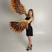 Brown Harpy Wings for Arms, Bird Costume, Halloween Cosplay, Adult ...