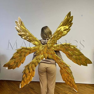 White Triple Wings, Seraphim Cosplay Costume, Special Wings, Angel ...