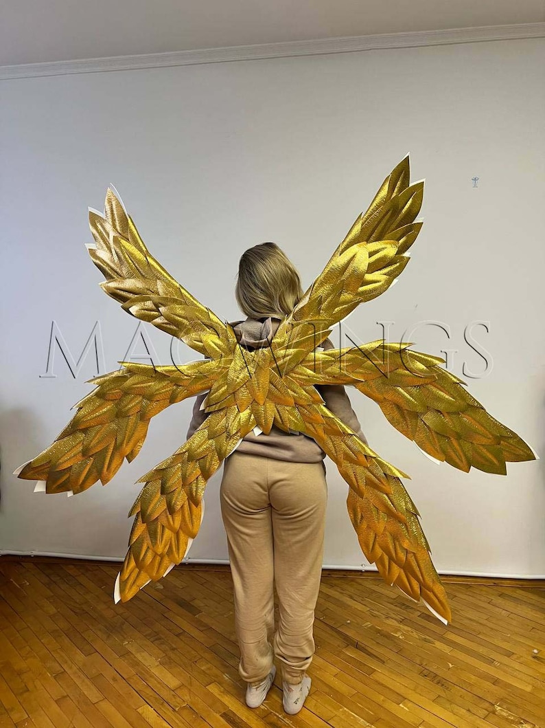 White Triple Wings, Seraphim Cosplay Costume, Special Wings, Angel ...