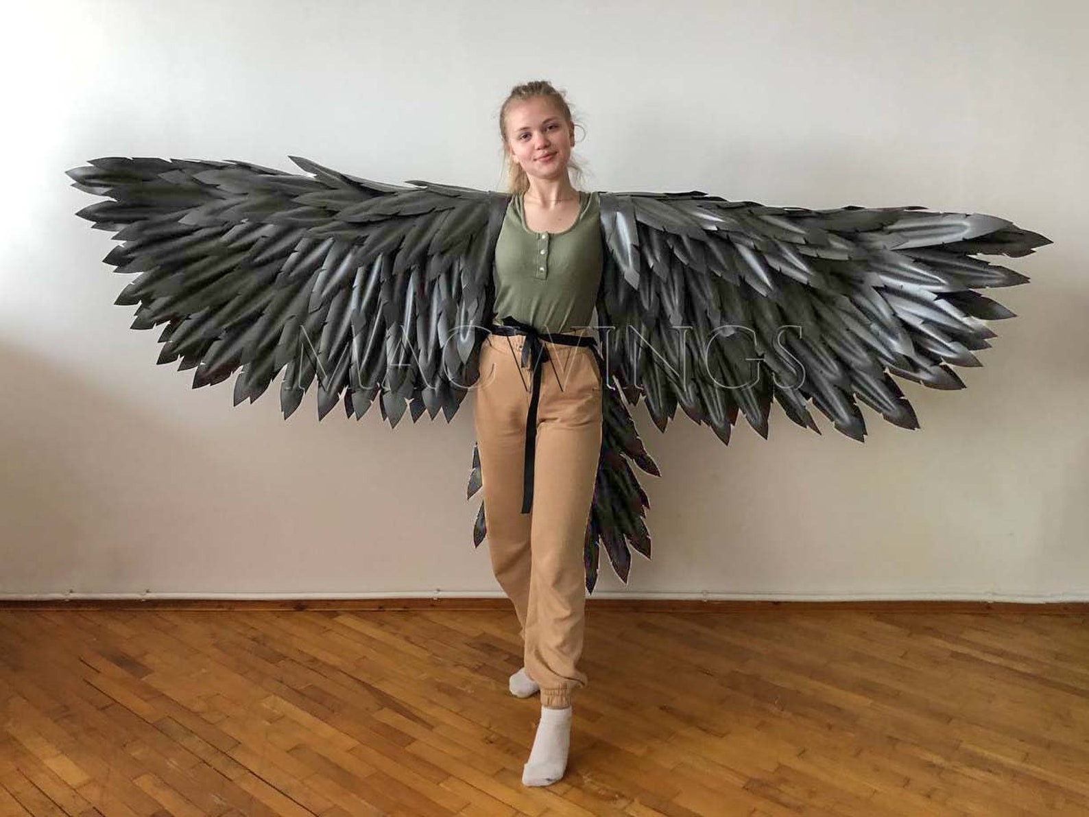 Black Harpy Costume Wings and Tail Cosplay Costume Adult Arm - Etsy ...