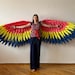 Parrot Wings Costume, Macaw Costume, Movable Wings for Dance, Bird ...