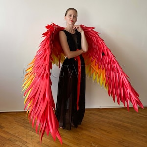 Movable Flame Wings, Phoenix Wings, Adult Cosplay Costume, Fire Bird ...