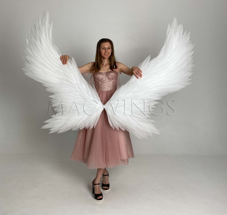Wings for Photo Booth Angel Wings for Backdrop, White Wings, Selfie ...