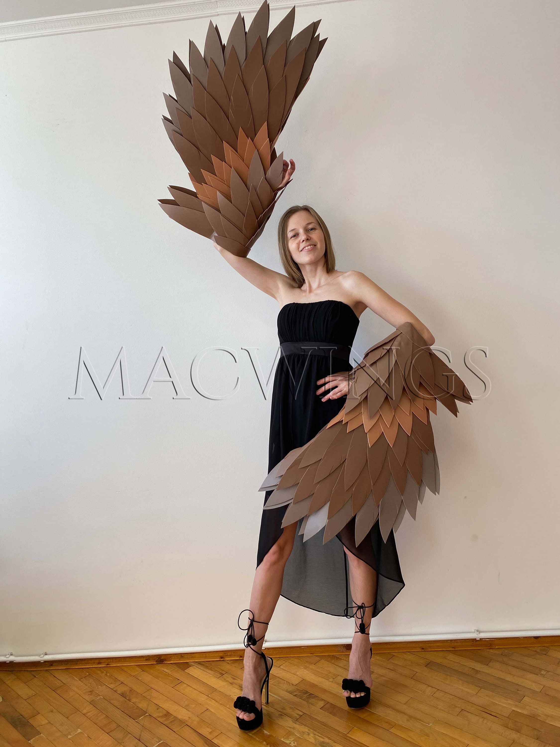 Brown Harpy Wings Bird Wings Arm Wings Blue Wings Bird | Etsy