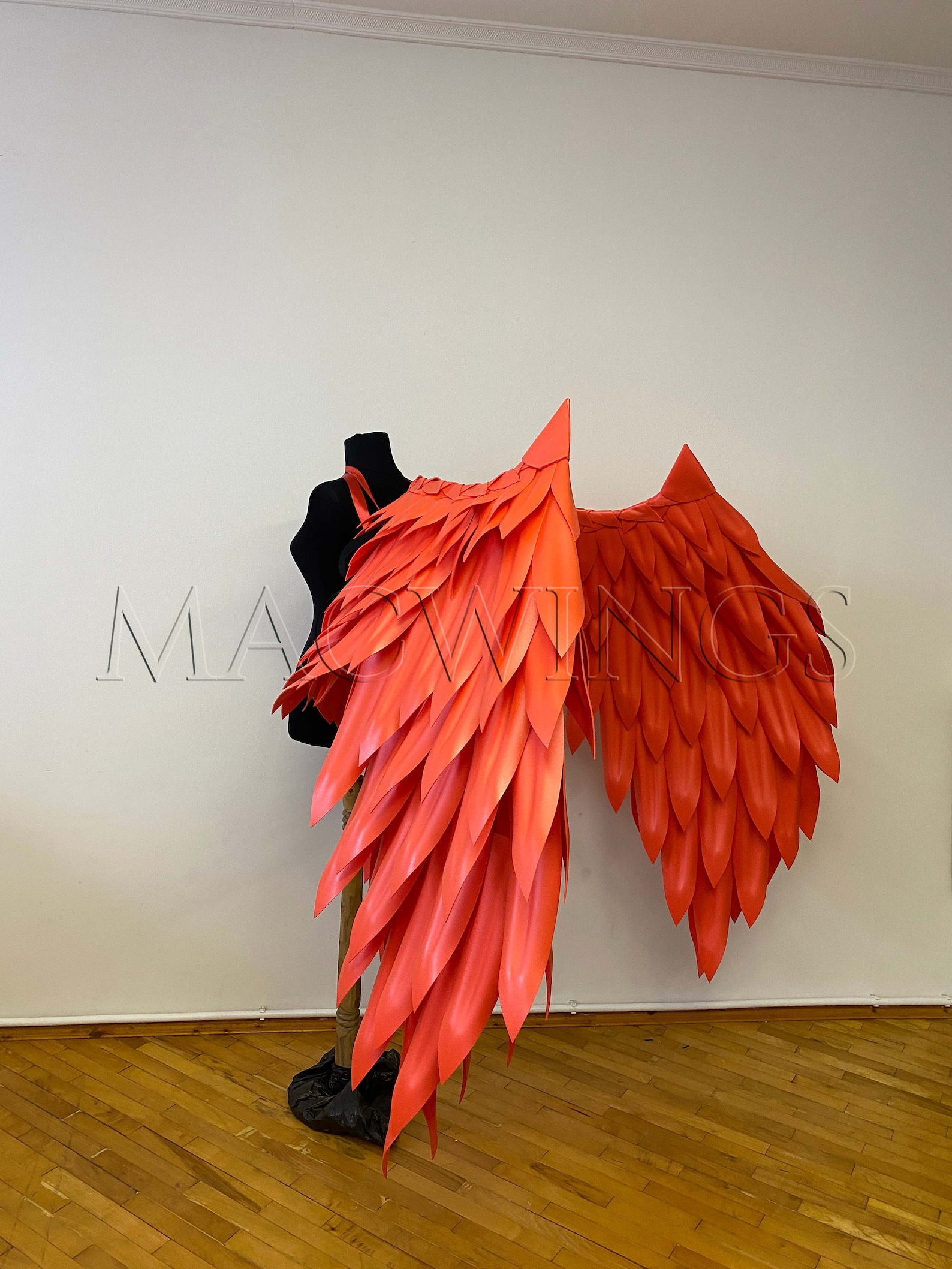 Red Wings Demon Wings Devil Costume Fallen Angel Lucifer - Etsy
