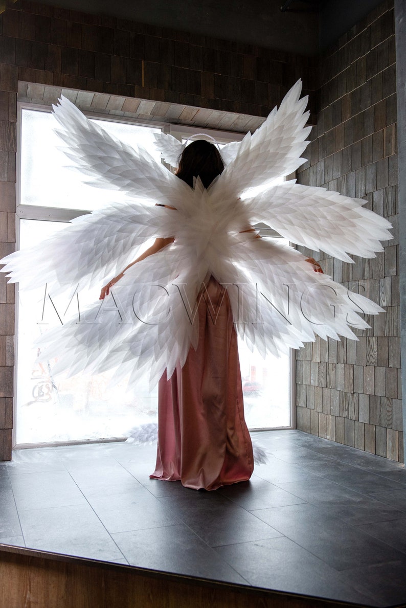 Quadruple Wings Costume White Wings Cosplay Adult Wings - Etsy
