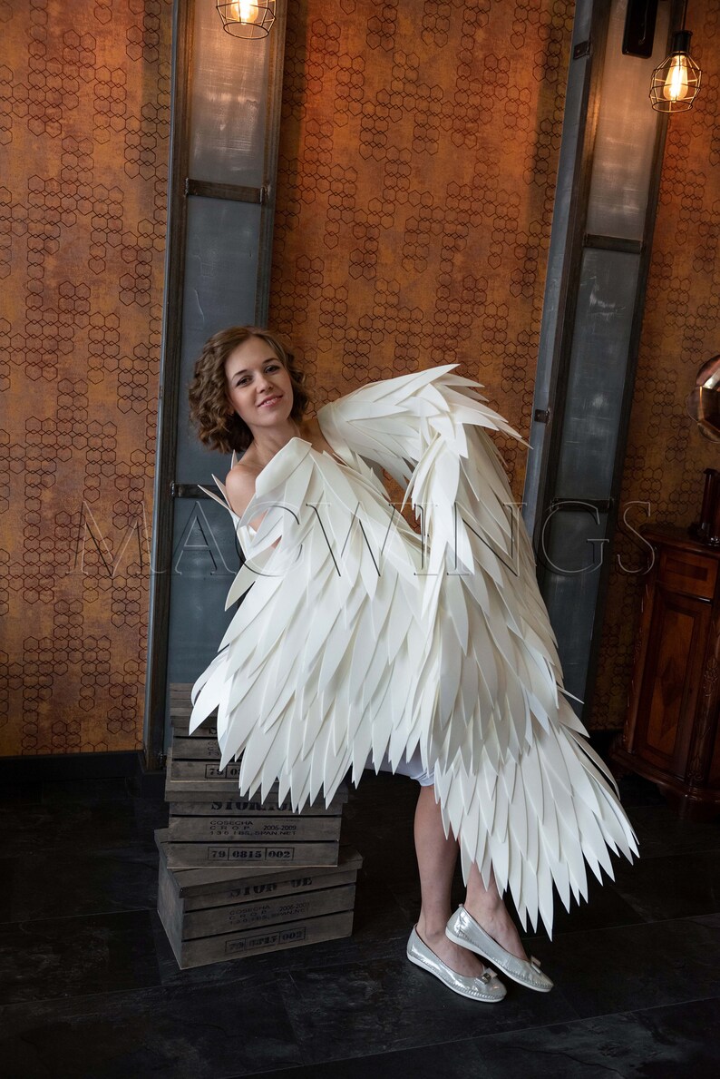 White Bird Wings Bird Wings Arm Wings Bird Costume Cosplay - Etsy