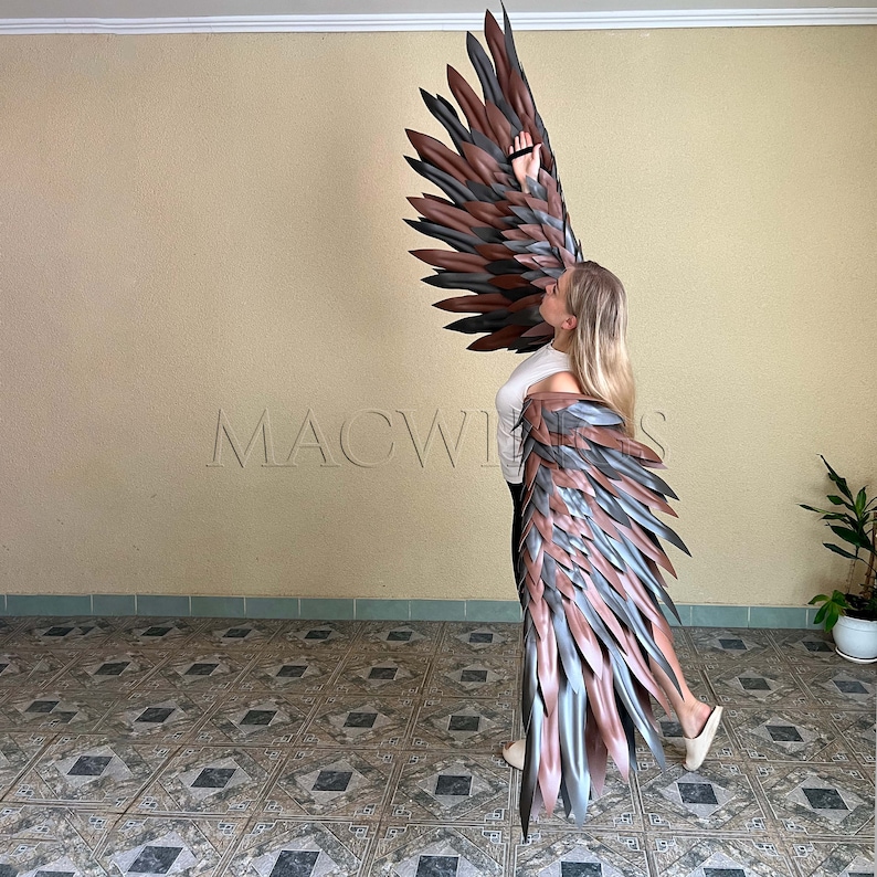 Eagle Wings Costume Cosplay Bird Wings for Arms Harpy Eagle Costume ...