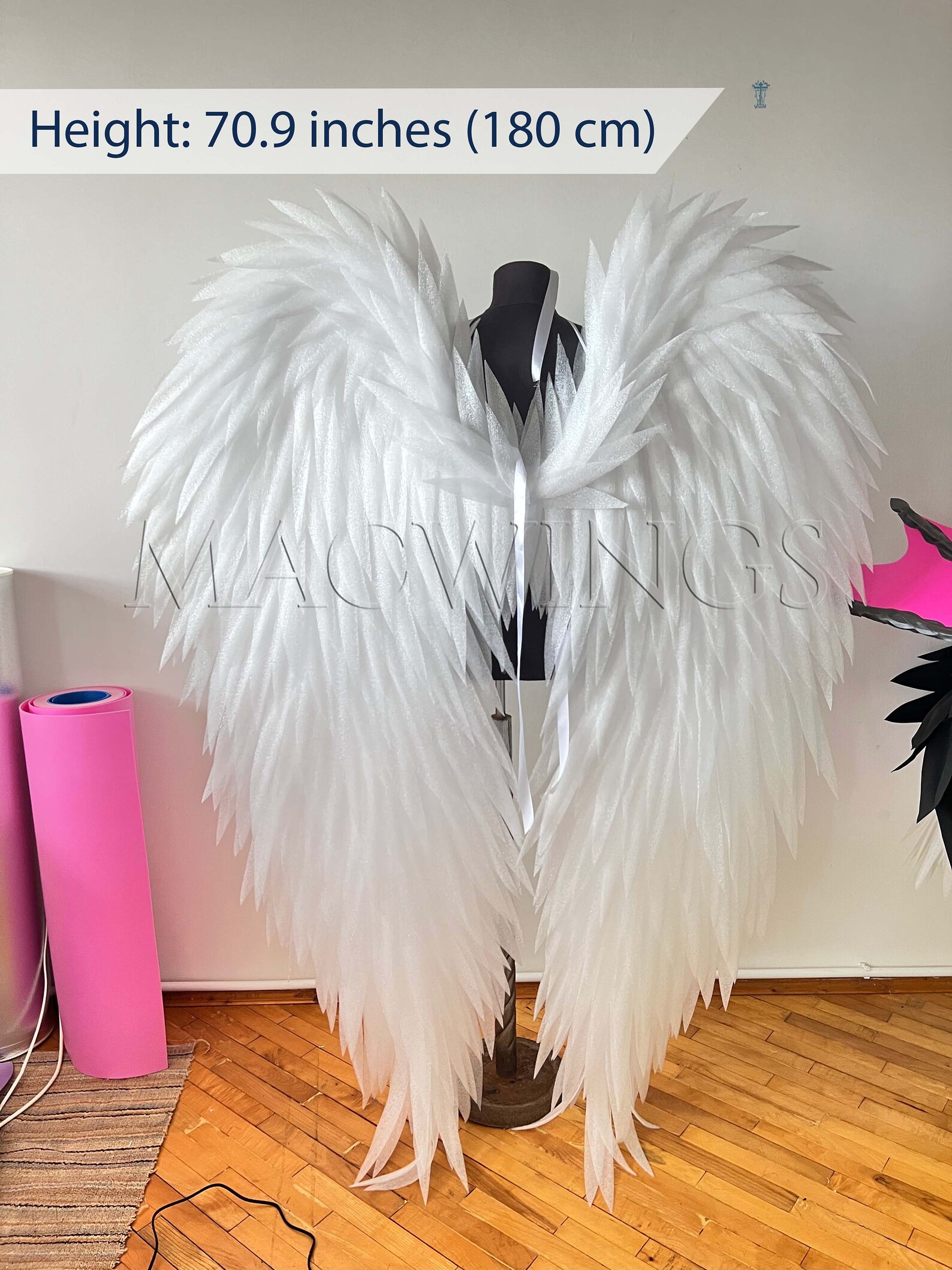 White Angel Wings Adult Angel Costume Large Wings For Etsy
