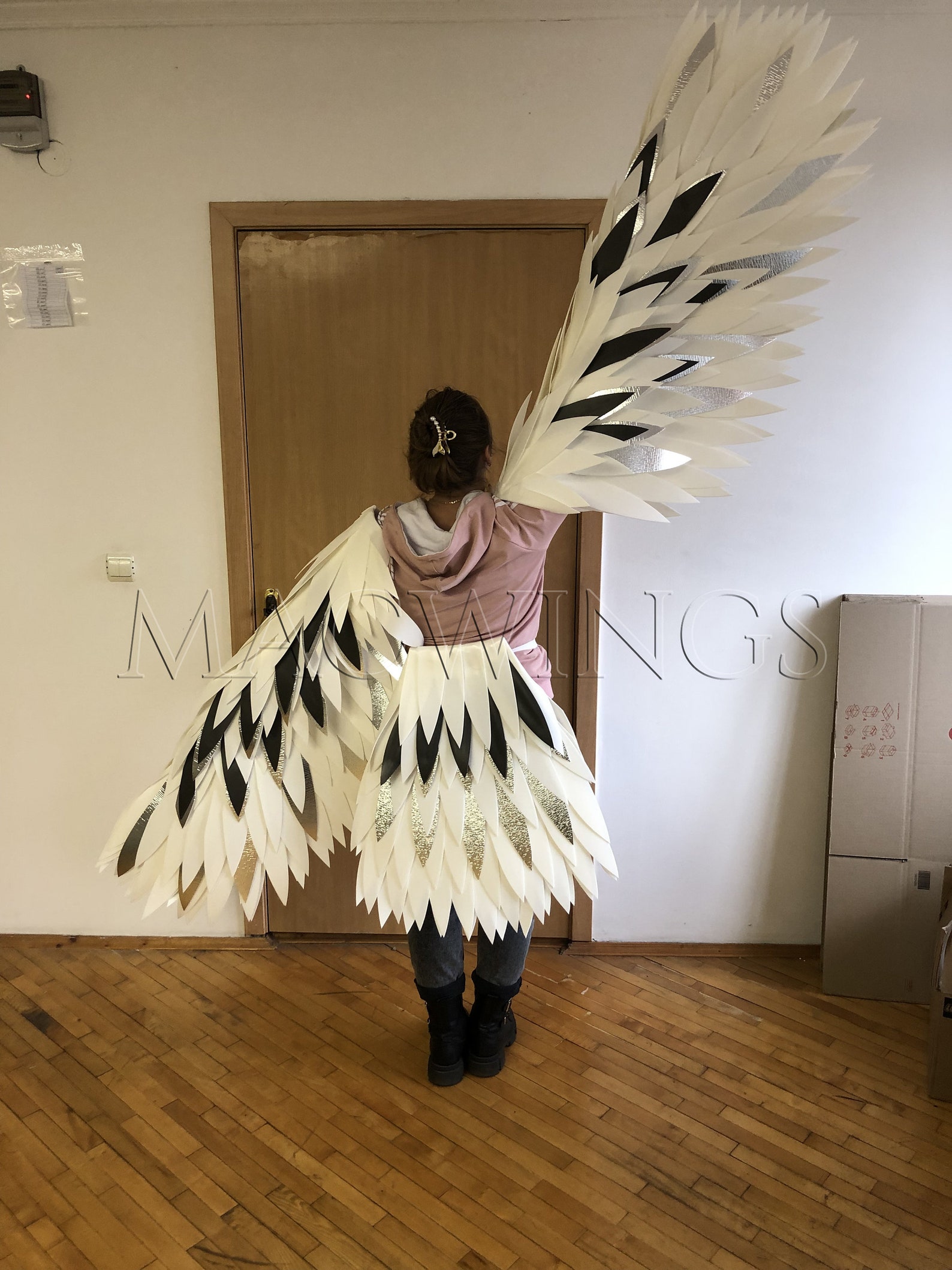 Snow Owl Wings and Tail Bird Wings Arms as Wings Bird Tail | Etsy