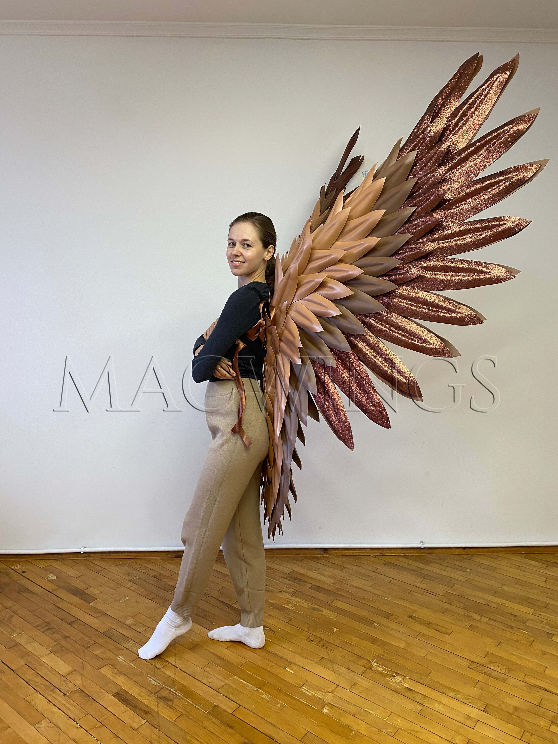 Griffon Wings, Extra Large Brown Wings,xl Wings Brown Angel Wings ...