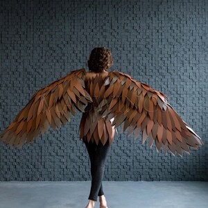 Brown Owl Arm Wings – Bird Costume for Adult Cosplay, Movable Wings for ...