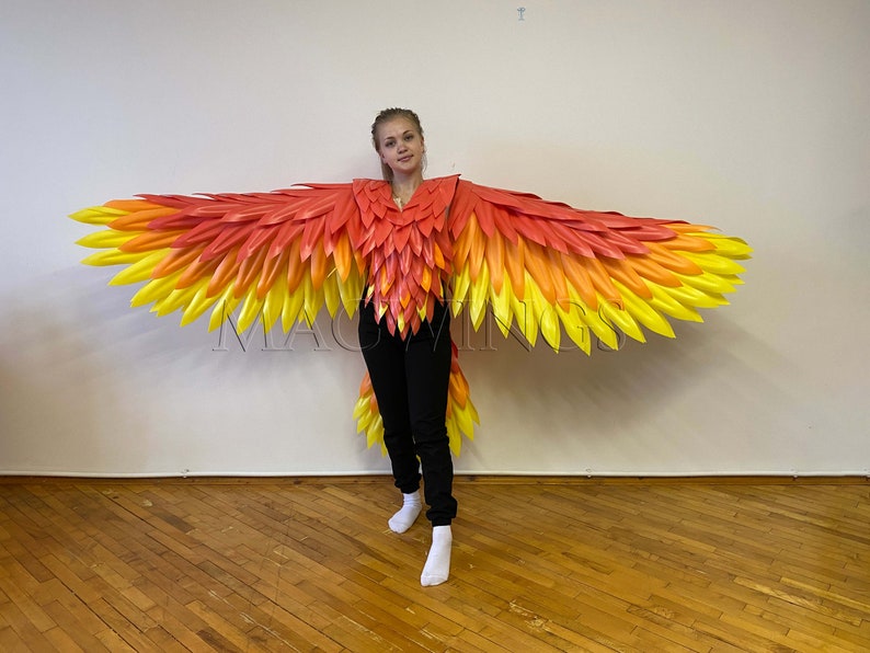 Phoenix Costume, Fire Bird Wings Cosplay, Wings for Arms, Arm Wings ...