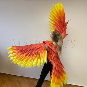 Phoenix Costume, Fire Bird Wings Cosplay, Wings for Arms, Arm Wings ...