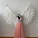 Extra Large White Angel Wings, Opaque White Color, XL Wings, Big Wings ...