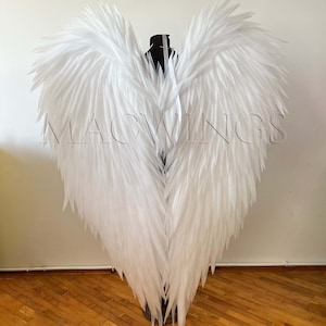 White Angel Wings, Adult Angel Costume, Large Wings for Photoshoot ...