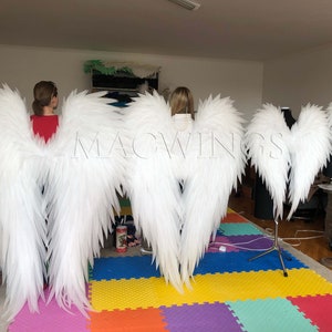 White Angel Wings, Adult Angel Costume, Large Wings for Photoshoot ...