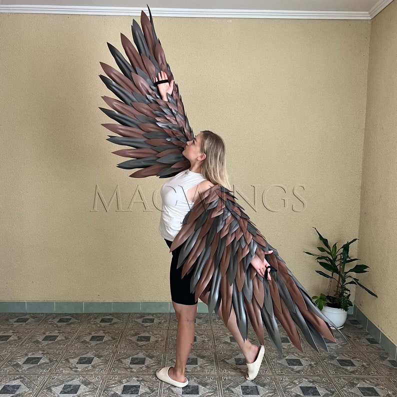 Eagle Wings Costume Cosplay Bird Wings for Arms Harpy Eagle Costume ...