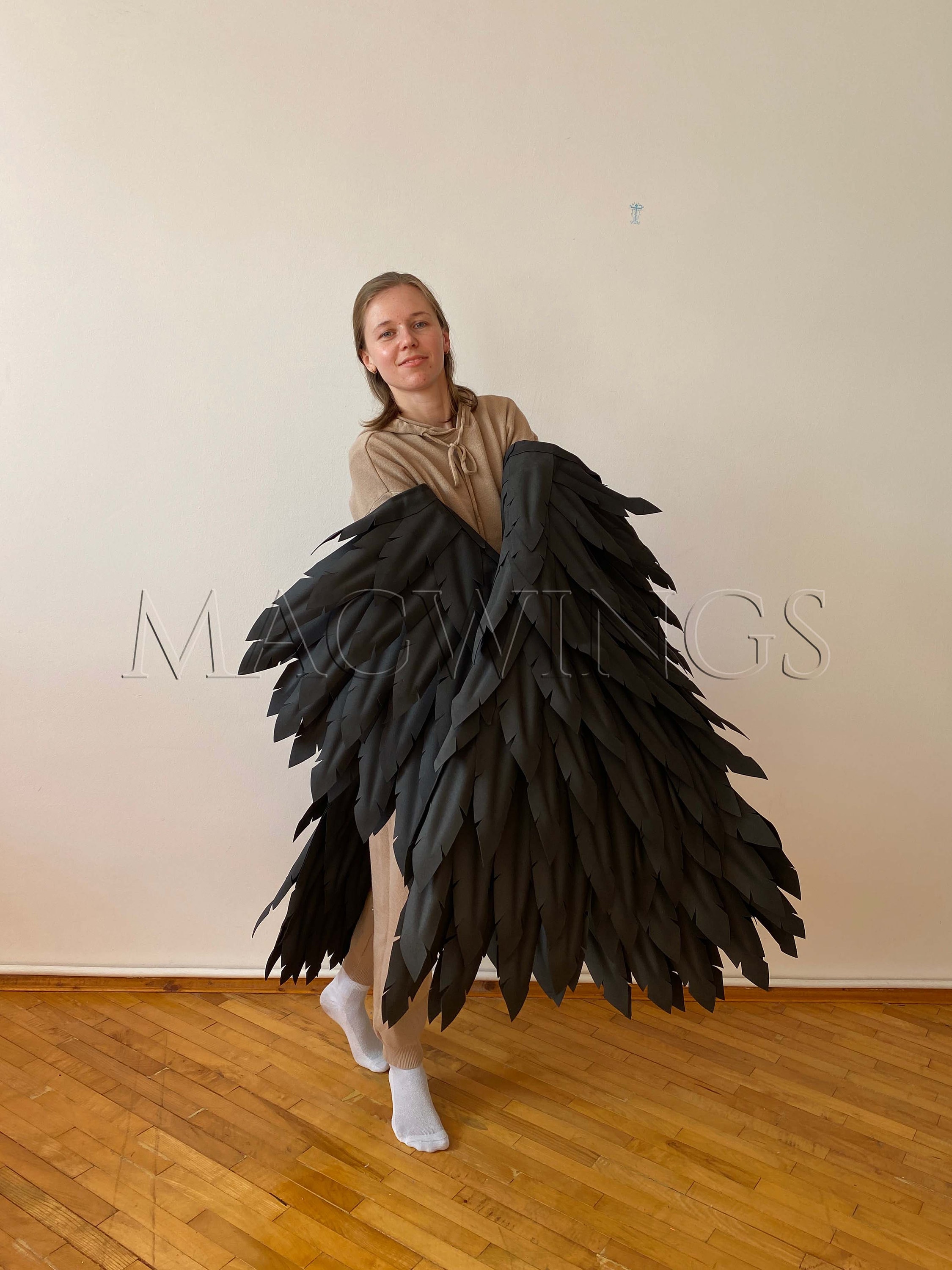 Black Harpy Costume Wings and Tail Cosplay Costume Adult Arm - Etsy ...