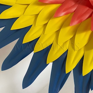 Big Macaw Wings Cosplay Costume Adult, Large Bird Parrot Wings Macaw ...