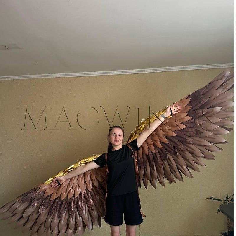 Brown Bird Cosplay Wing - Etsy