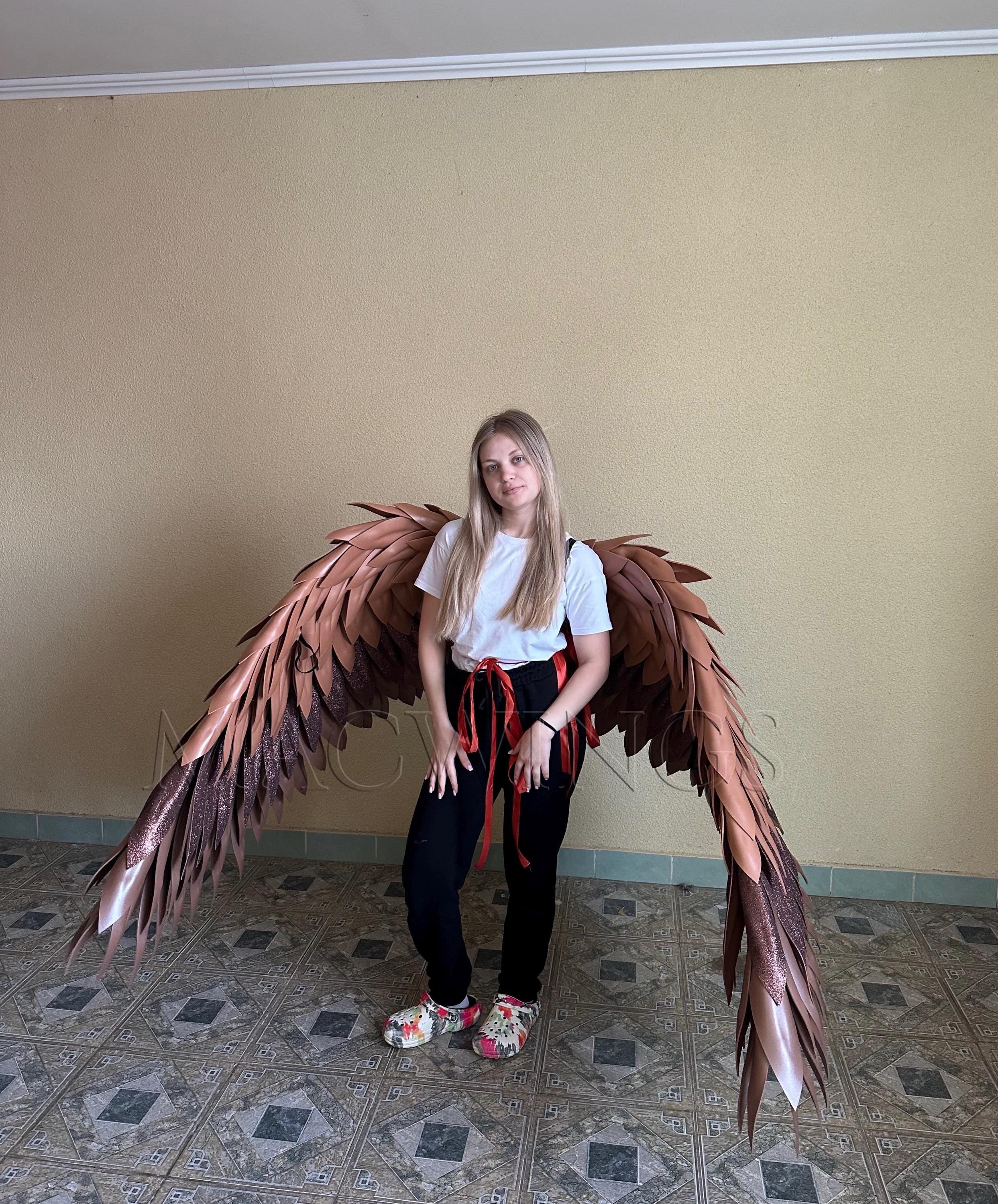 Brown Eagle Wings, Large Movable Bird Wings for Adult Cosplay, Dance ...
