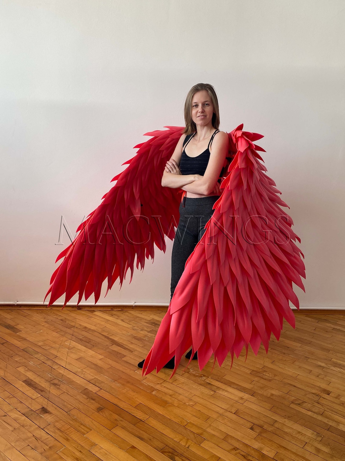 Movable Black Wings Devil Wings Fallen Angel Costume - Etsy