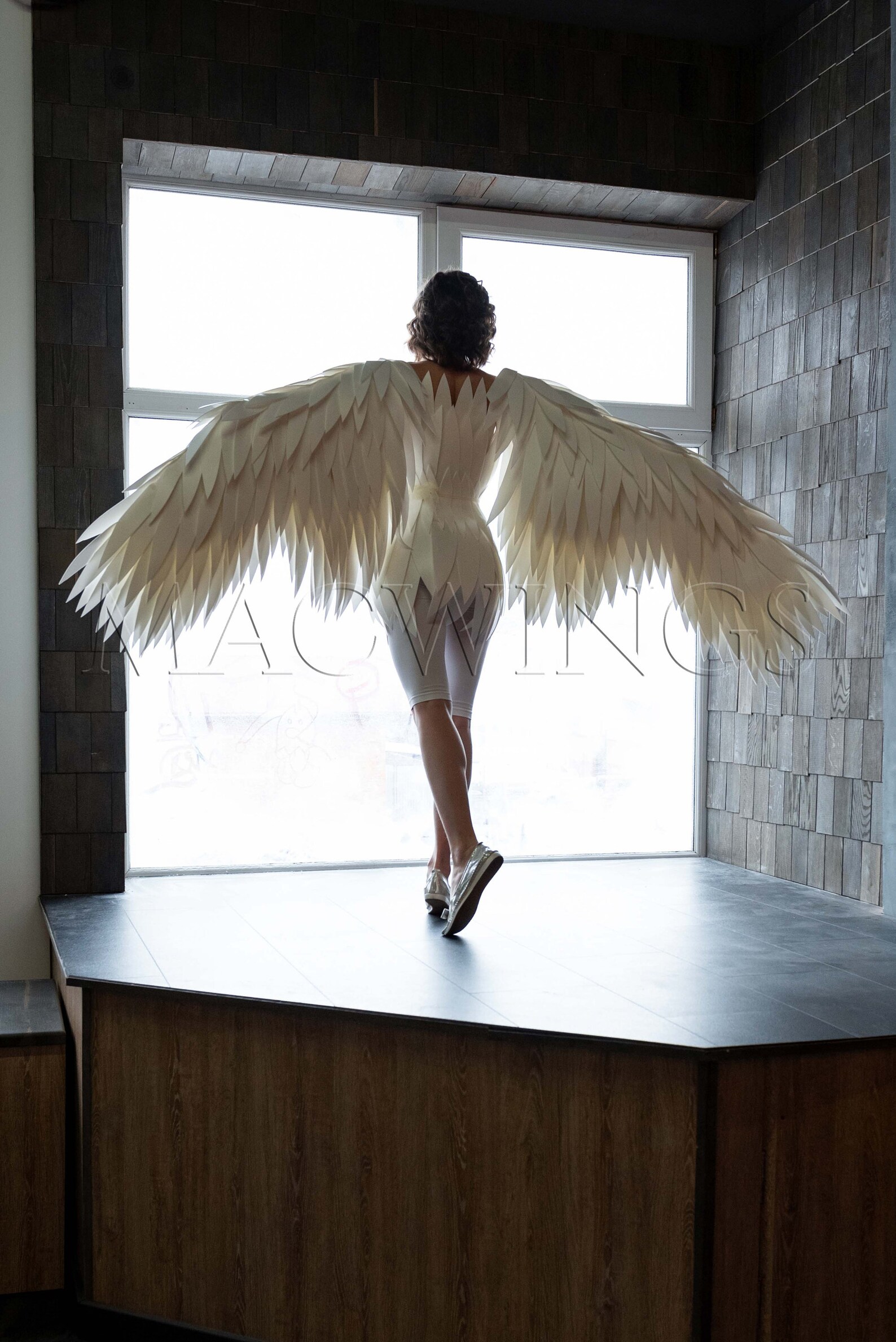 White Bird Wings, Bird Wings, Arm Wings, Bird Costume Cosplay, Harpy ...