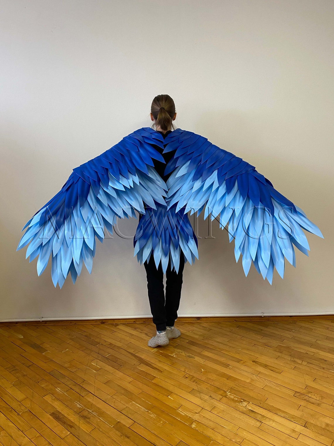 Blue Harpy Wings and Tail Bird Wings Arm Wings Bird Tail - Etsy
