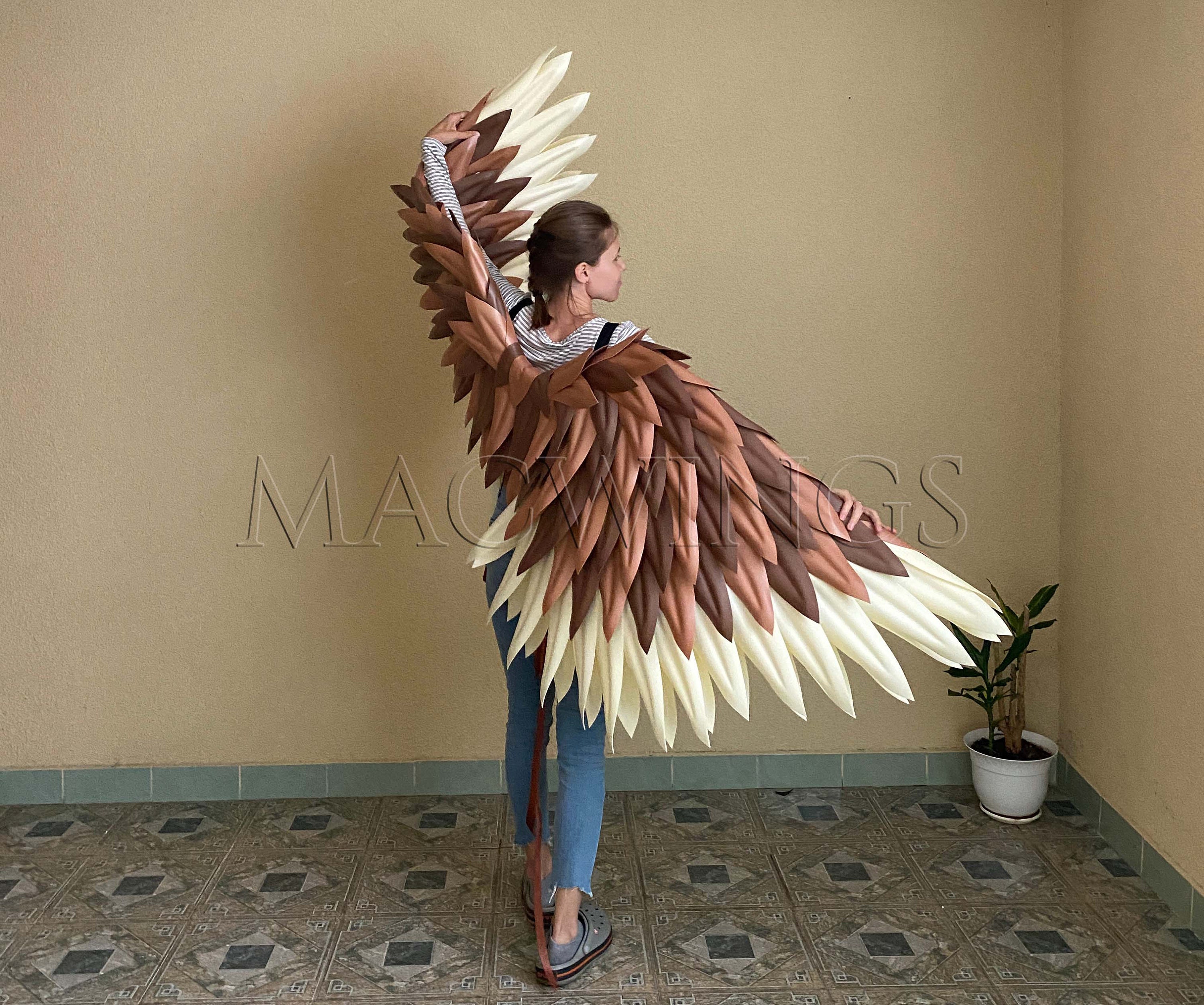 Brown Wings Costume
