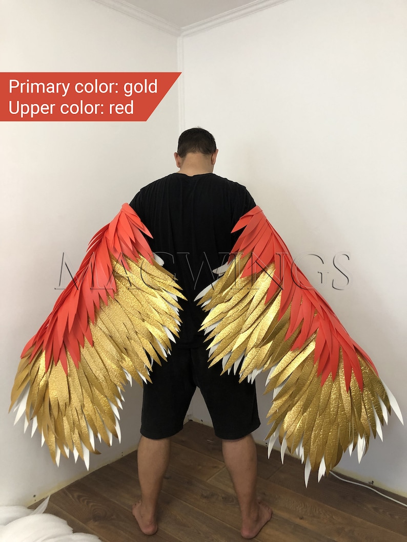 Gold Wings, Gold and White Wings, Wings for Dance, Arms as Wings ...