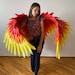 Wings of Fire Red Wings for Cosplay Costume Phoenix Cosplay - Etsy