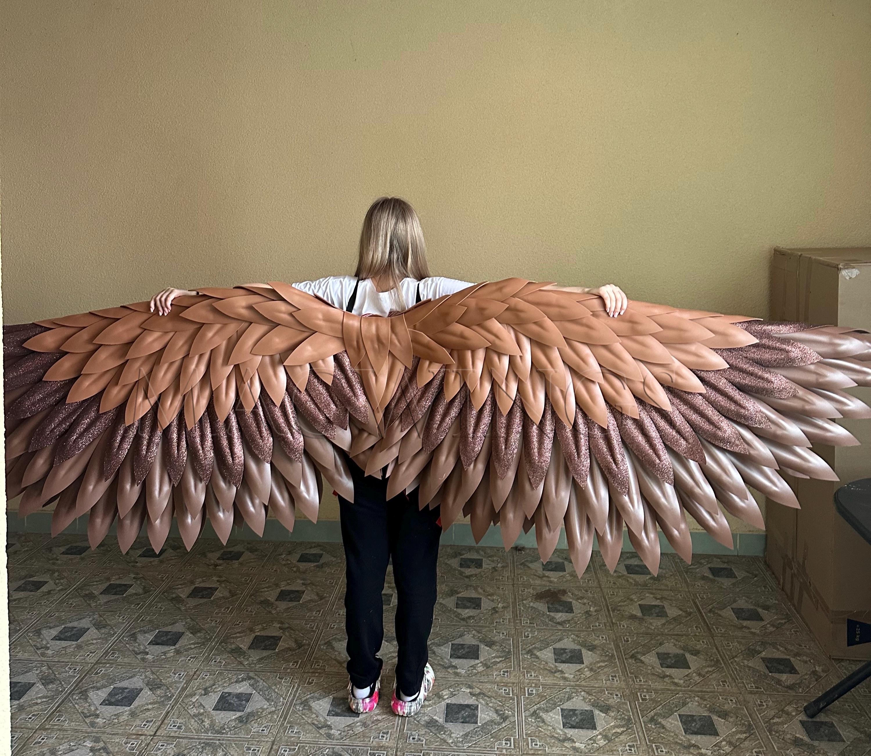 Brown Eagle Wings, Large Movable Bird Wings for Adult Cosplay, Dance ...
