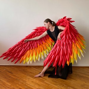 Movable Flame Wings, Phoenix Wings, Adult Cosplay Costume, Fire Bird ...