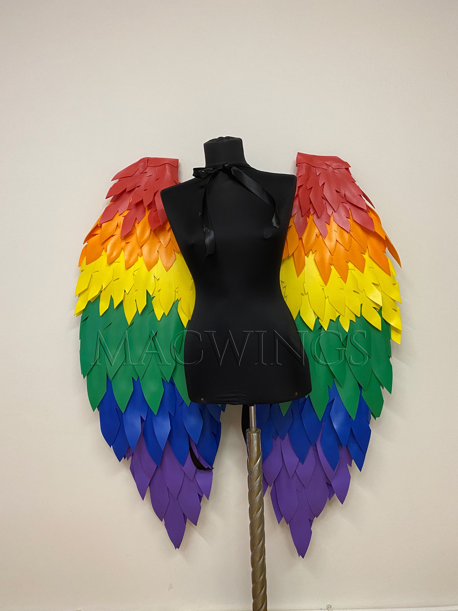 Rainbow Wings Carnival Costume Colorful Wings Halloween - Etsy