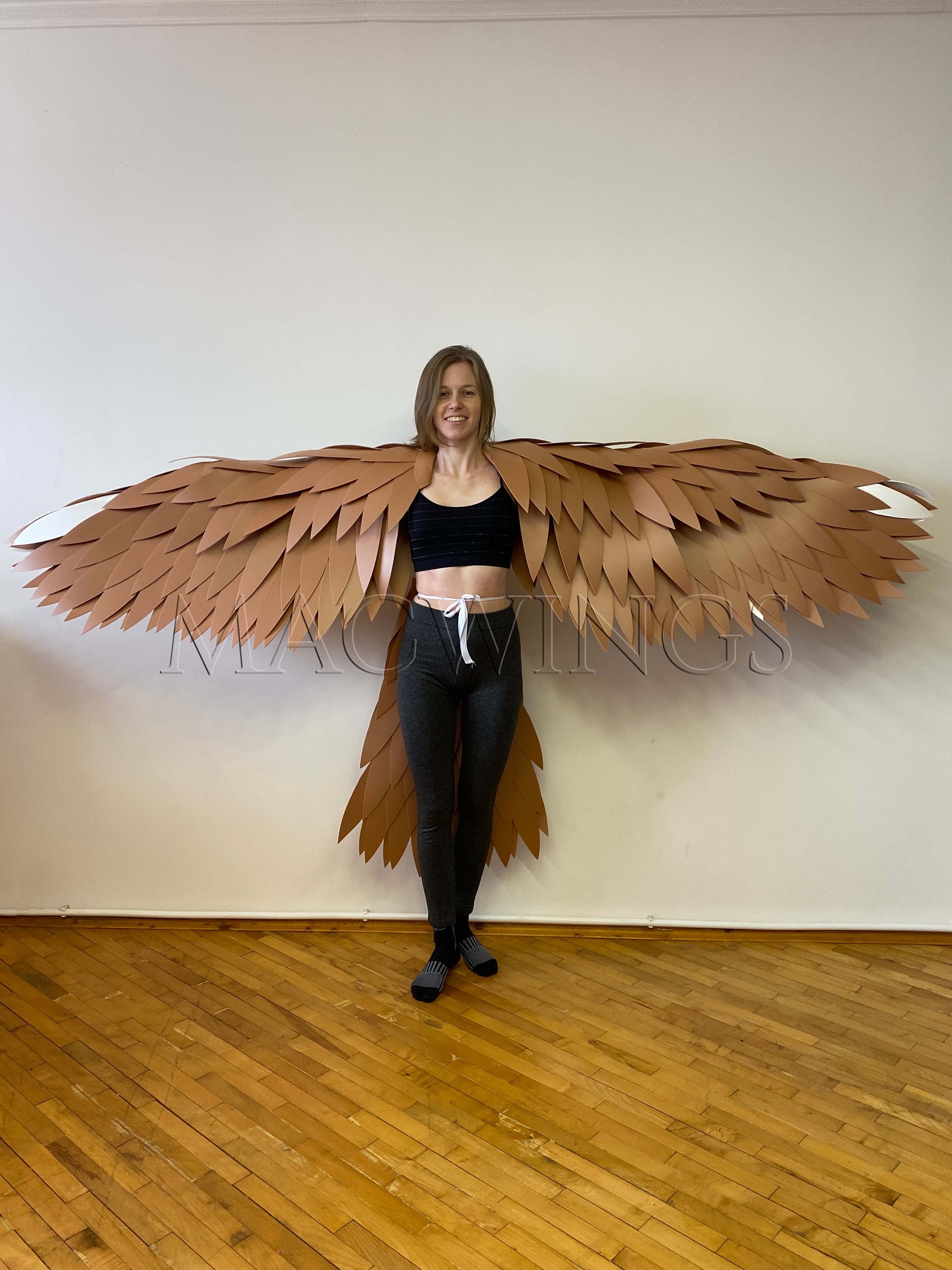 Brown Costume Wings