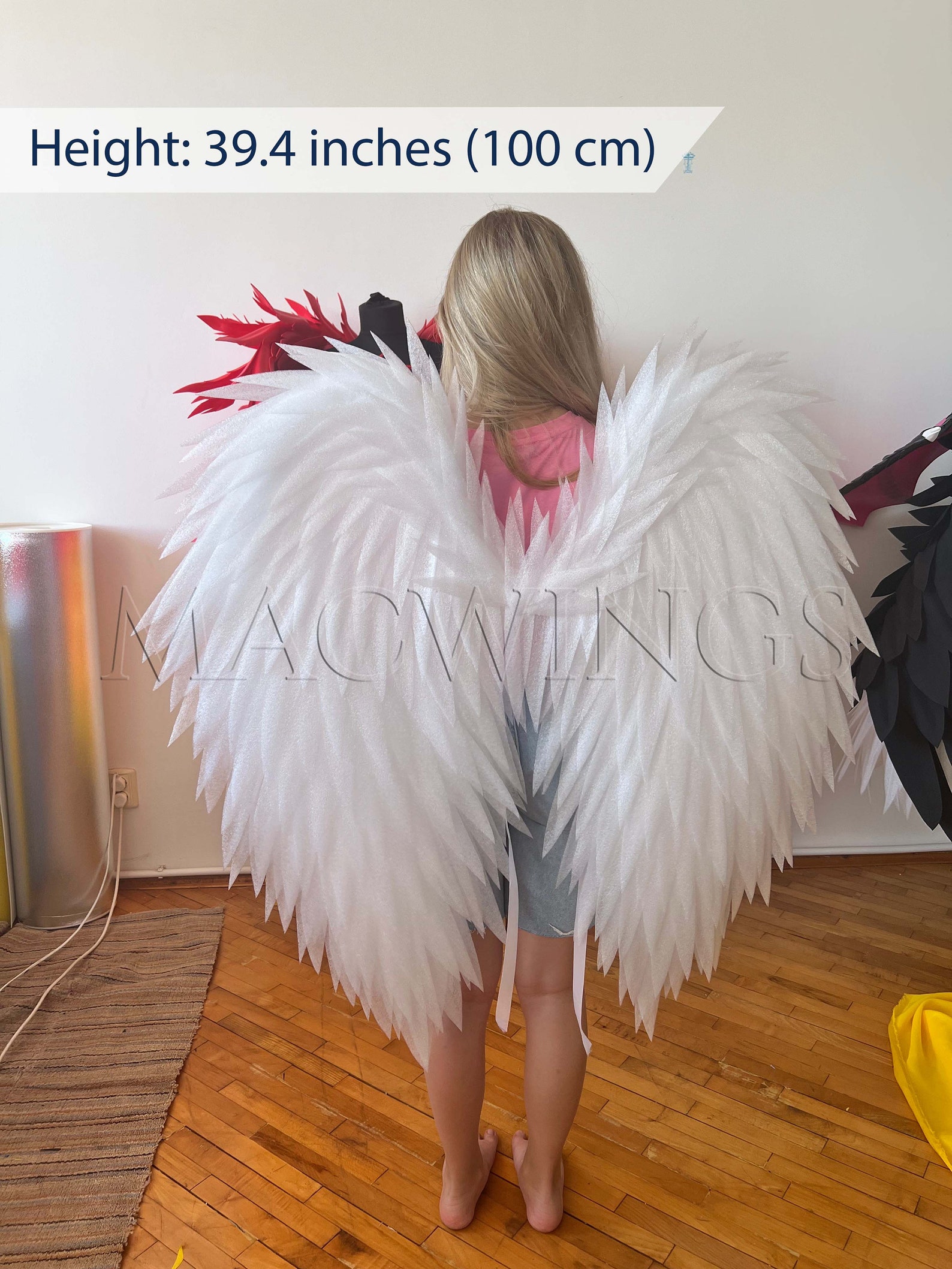White Angel Wings Adult Angel Costume Large Wings for - Etsy