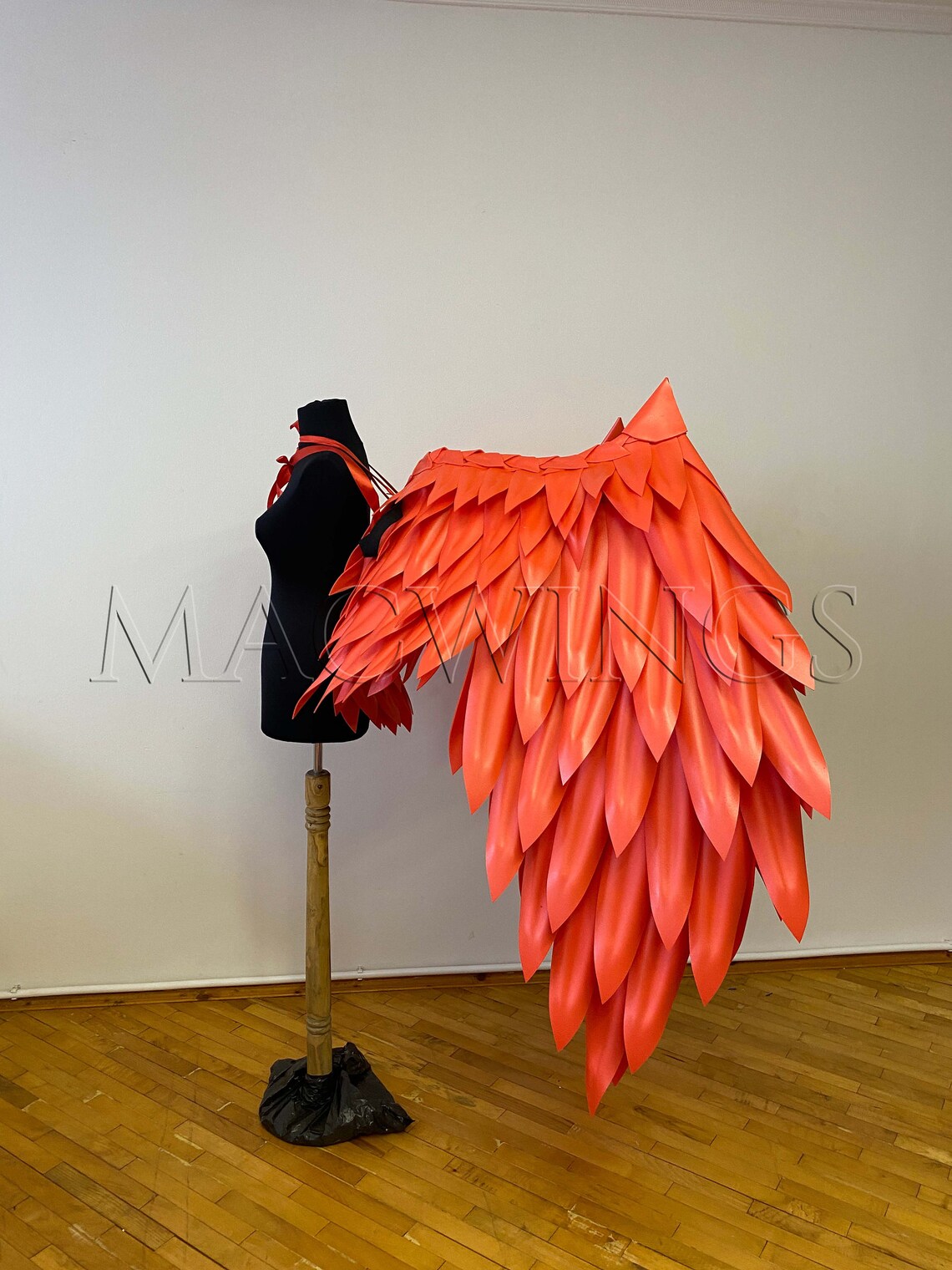 Red Wings Demon Wings Devil Costume Fallen Angel Lucifer - Etsy