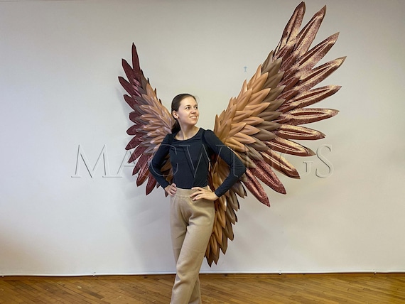 Griffon Wings Extra Large Brown Wingsxl Wings Brown Angel - Etsy