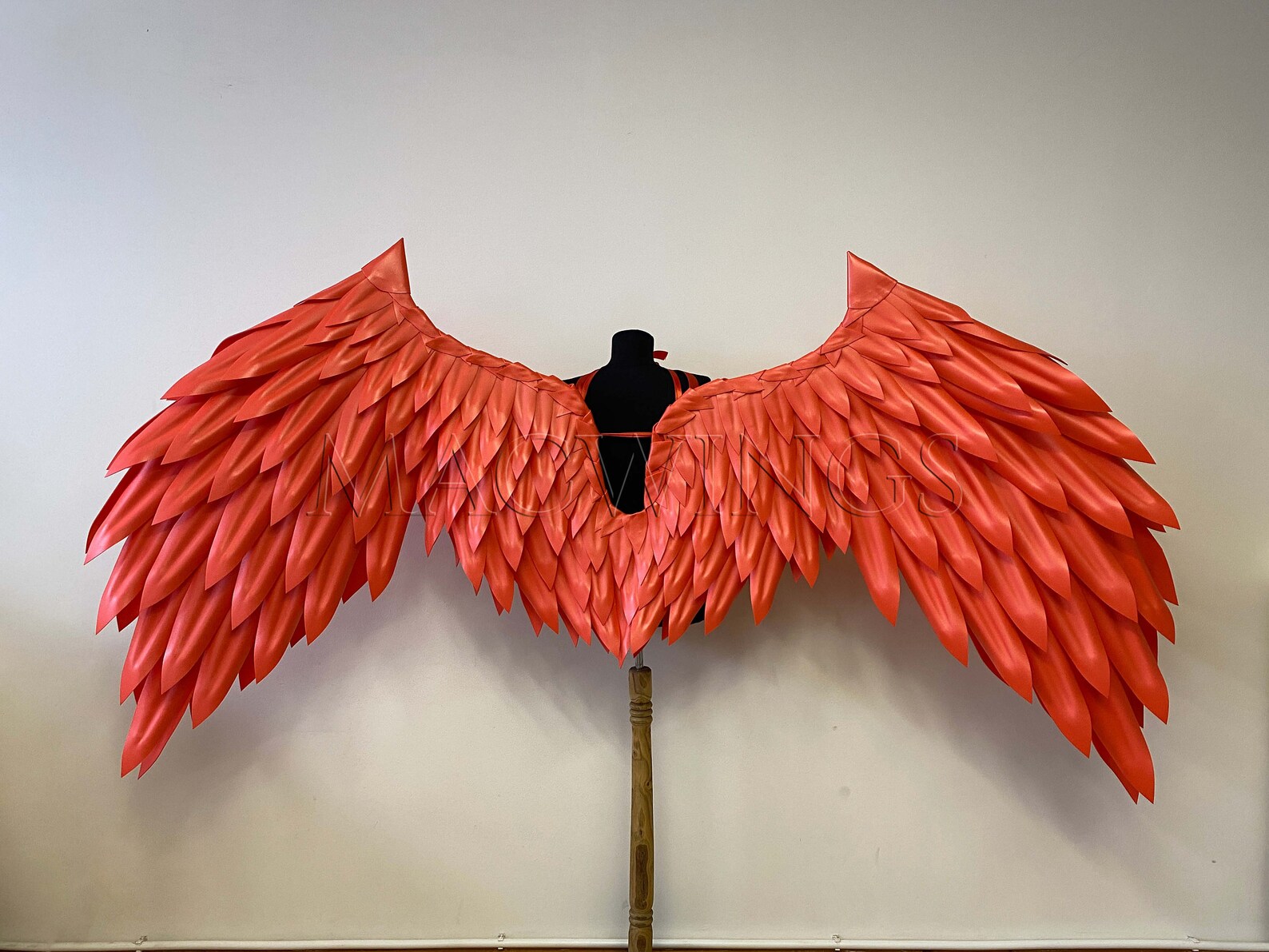 Red Wings Demon Wings Devil Costume Fallen Angel Lucifer - Etsy