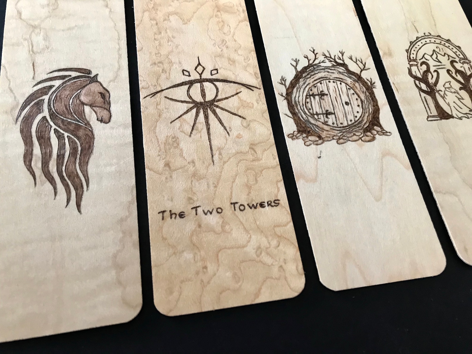 Lord of the Rings Bookmarks Handmade Wood Bookmark Gandalf | Etsy