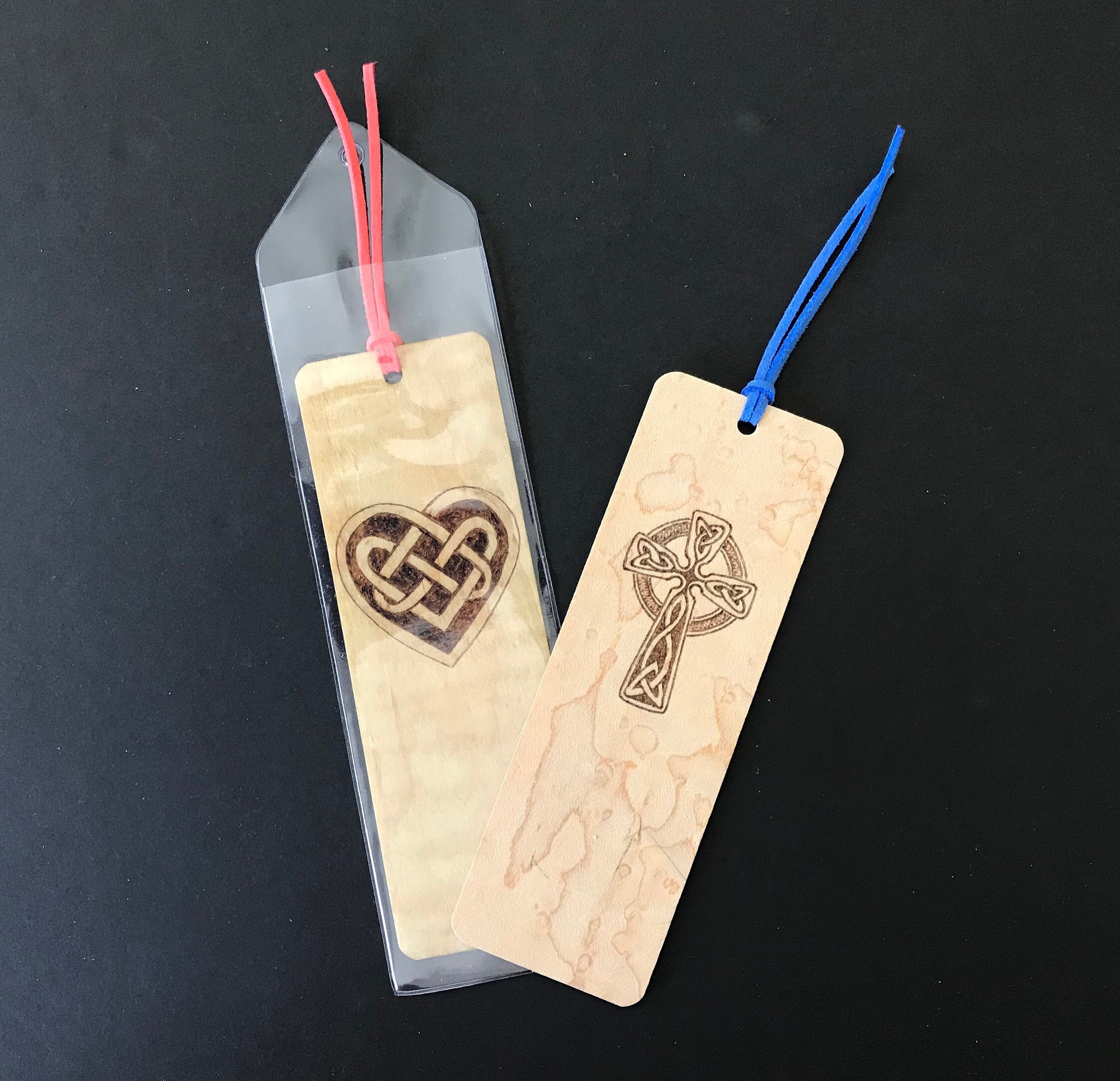 Celtic Design Bookmarks Handmade Wood Bookmark Celtic - Etsy