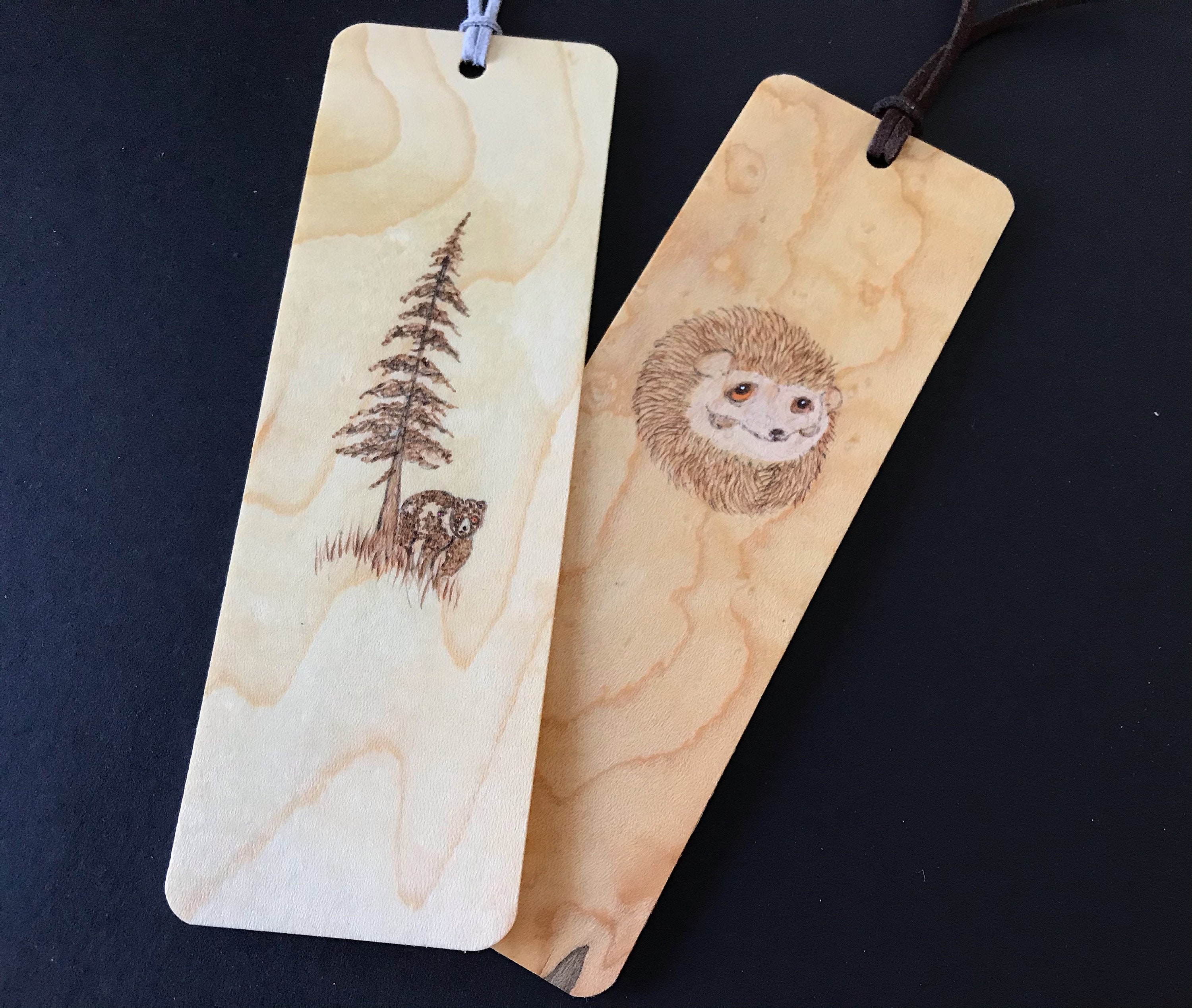 Nature Bookmark Handmade Burned Wood Bookmark Animal - Etsy