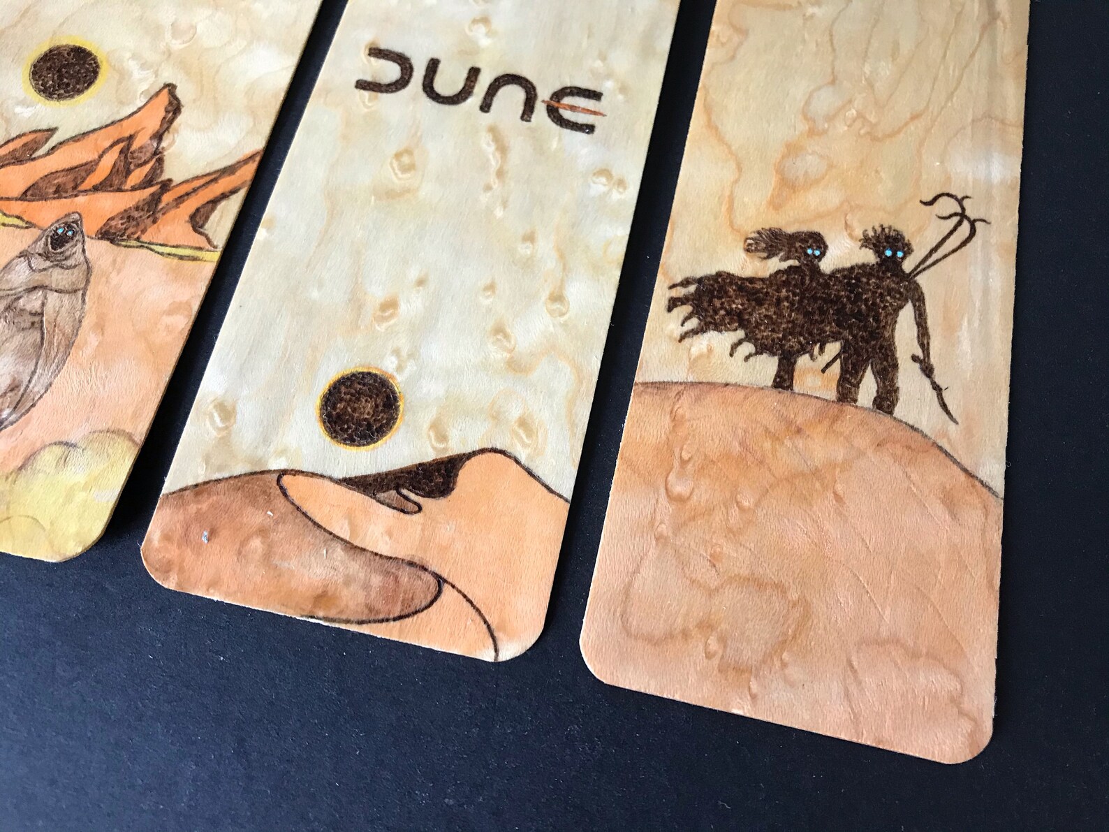 Dune Bookmarks Handmade Wood Bookmark Dune Books Dune - Etsy