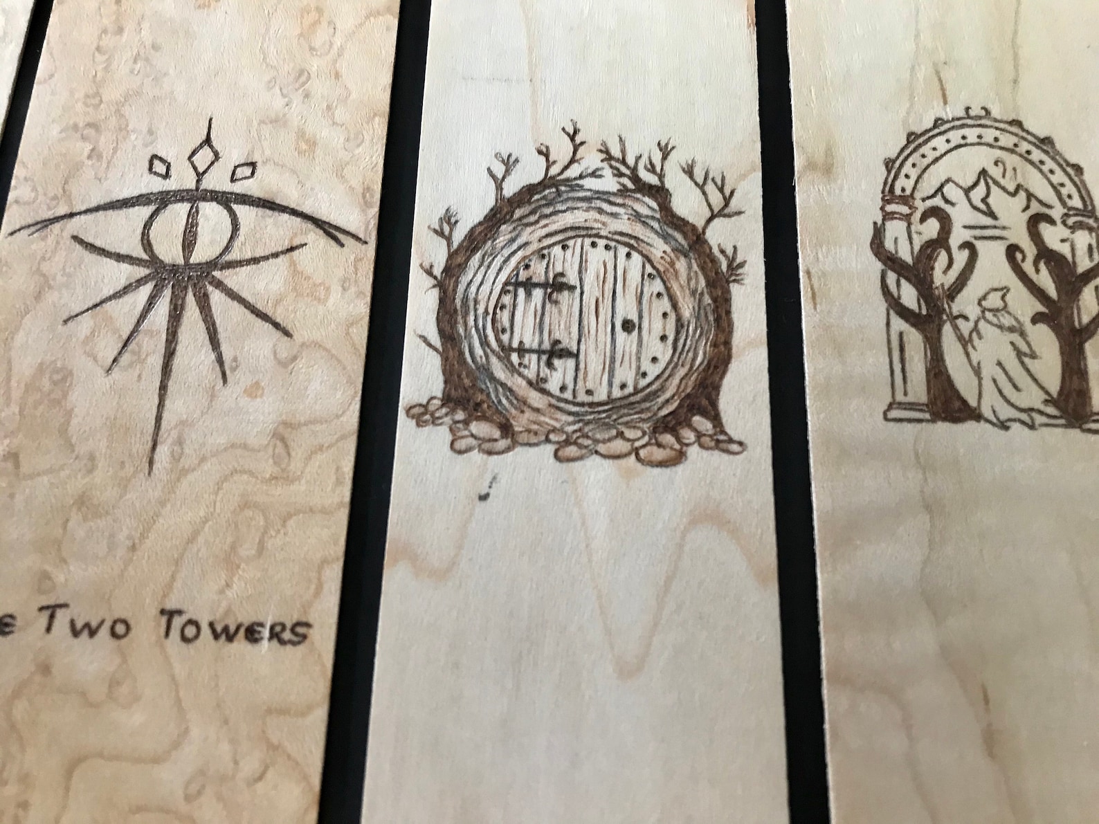 Lord of the Rings Bookmarks Handmade Wood Bookmark Gandalf | Etsy