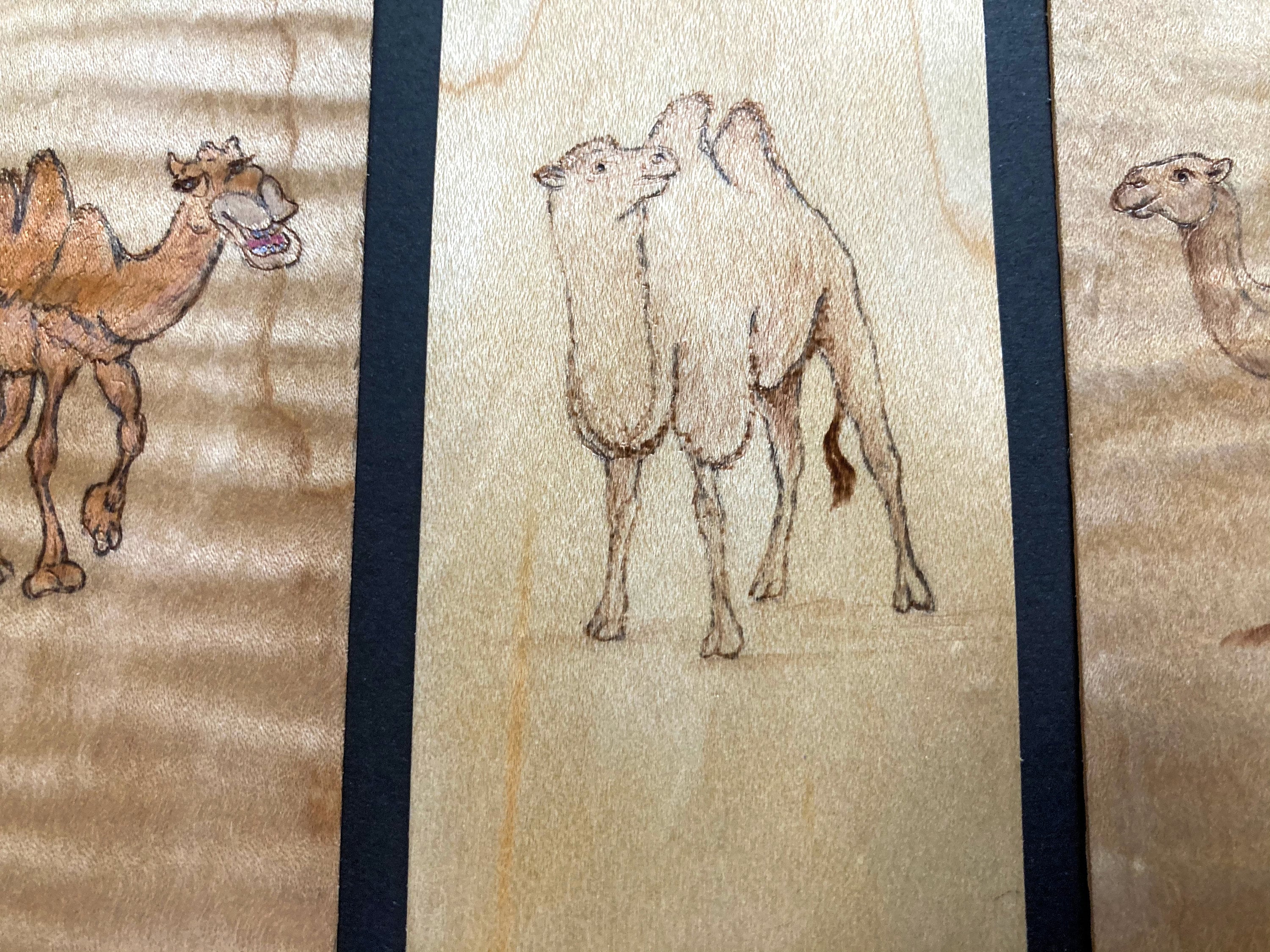 Camel Bookmarks Handmade Wood Bookmark Camel Art Desert - Etsy