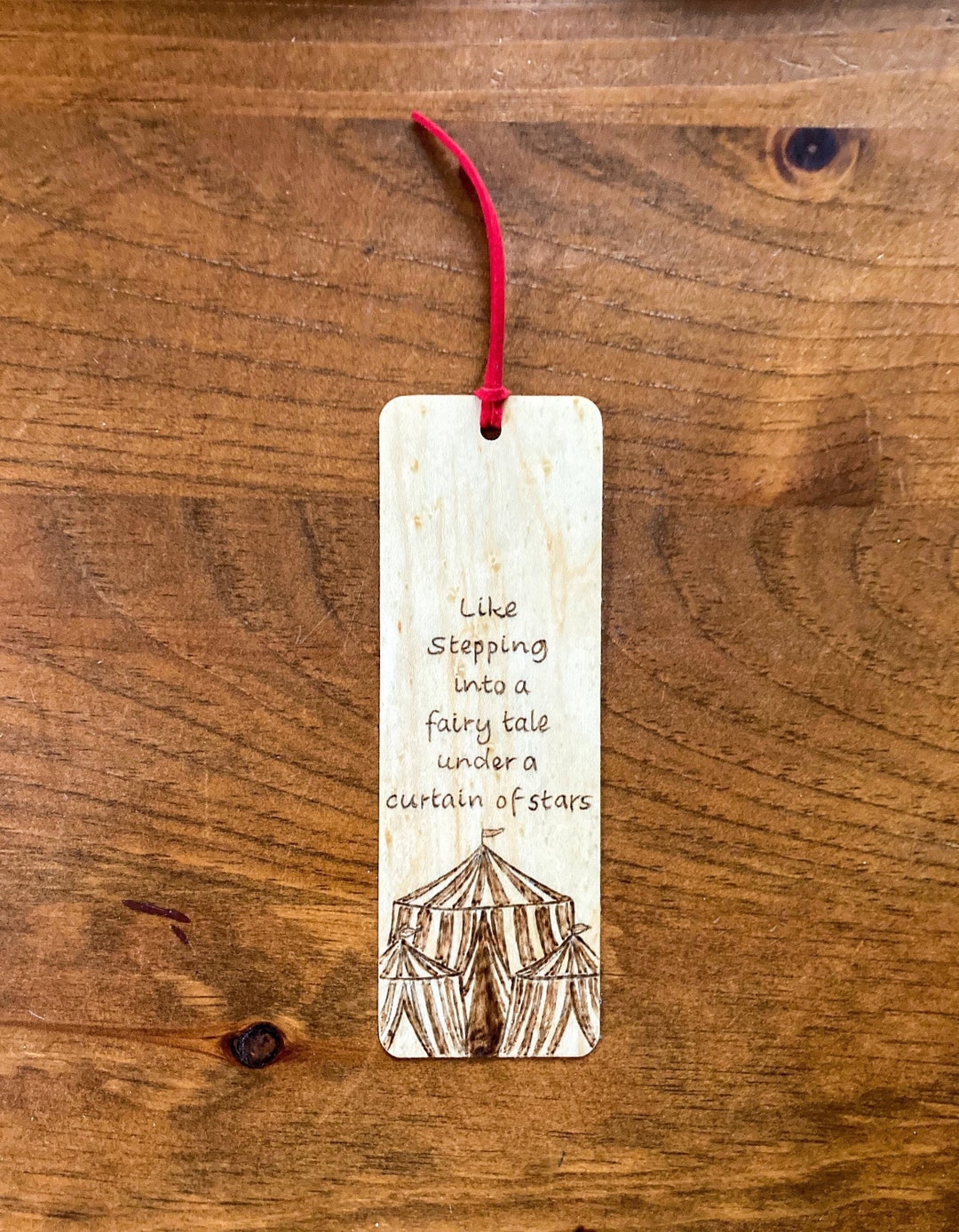 The Night Circus Bookmark | Wood Bookmark | Erin Morgenstern | Night ...