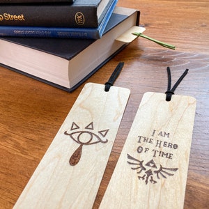 Legend of Zelda Bookmarks | Handmade Burnt Wood Bookmark | Breath of ...